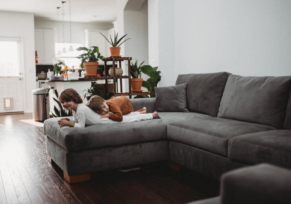 Making Memories On Our Sectional Couch ~ The Autism Cafe